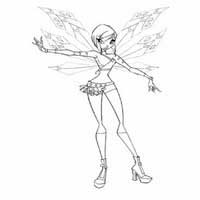 Winx igre bojanje - igrati besplatno igra- igra